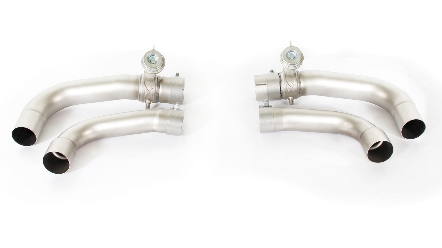 Stainless steel L/R outlet tubes with integrated vacuum controlled ...